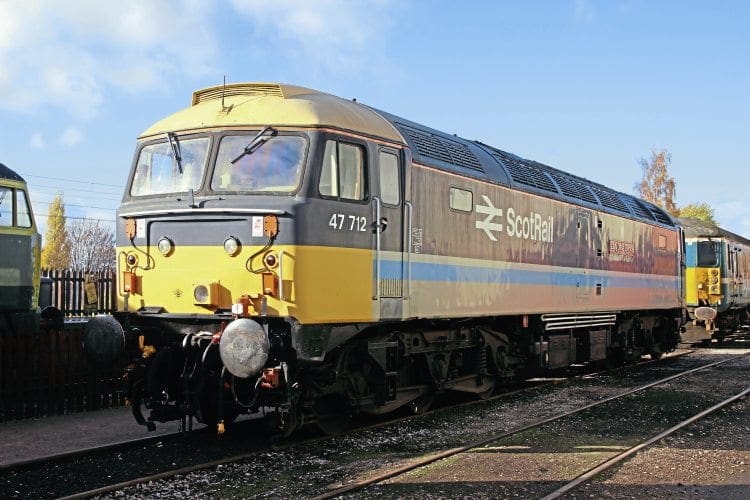 Class 47 No. 47712 set for main line return | The Railway Hub