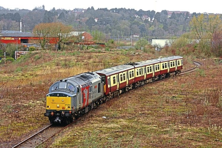 End of the line as another Class 314 heads for Newport | The Railway Hub