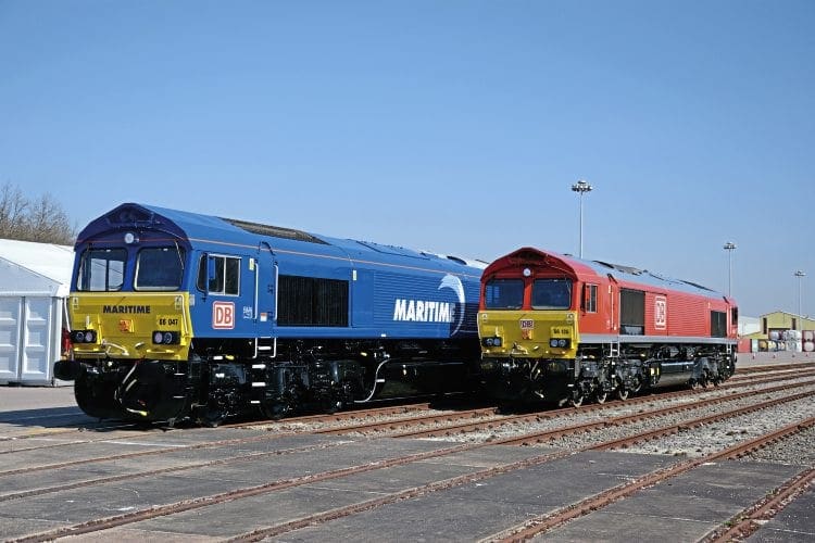 First Maritime Class 66s unveiled by DB Cargo | The Railway Hub