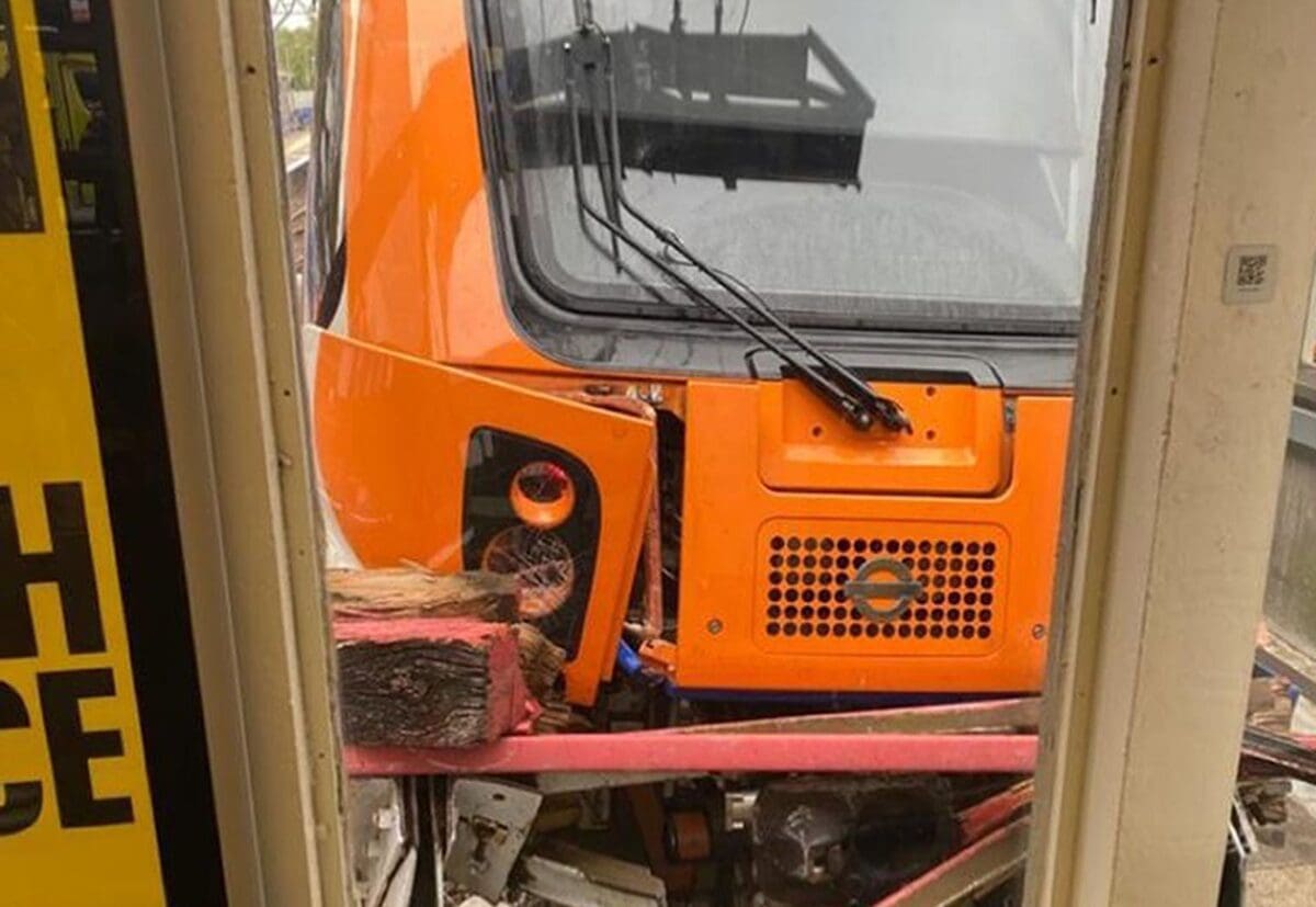 London Overground train crashes through buffers at busy commuter ...