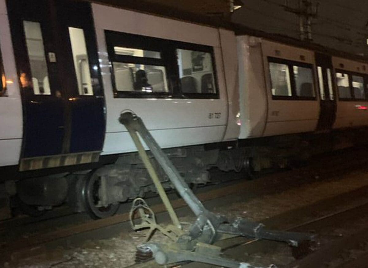 Train passengers stranded for hours due to damaged electric wires | The ...