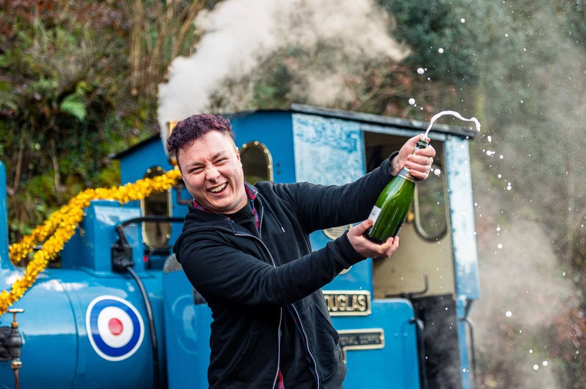 Man who won £1m on lottery phone game may buy steam train with winnings ...