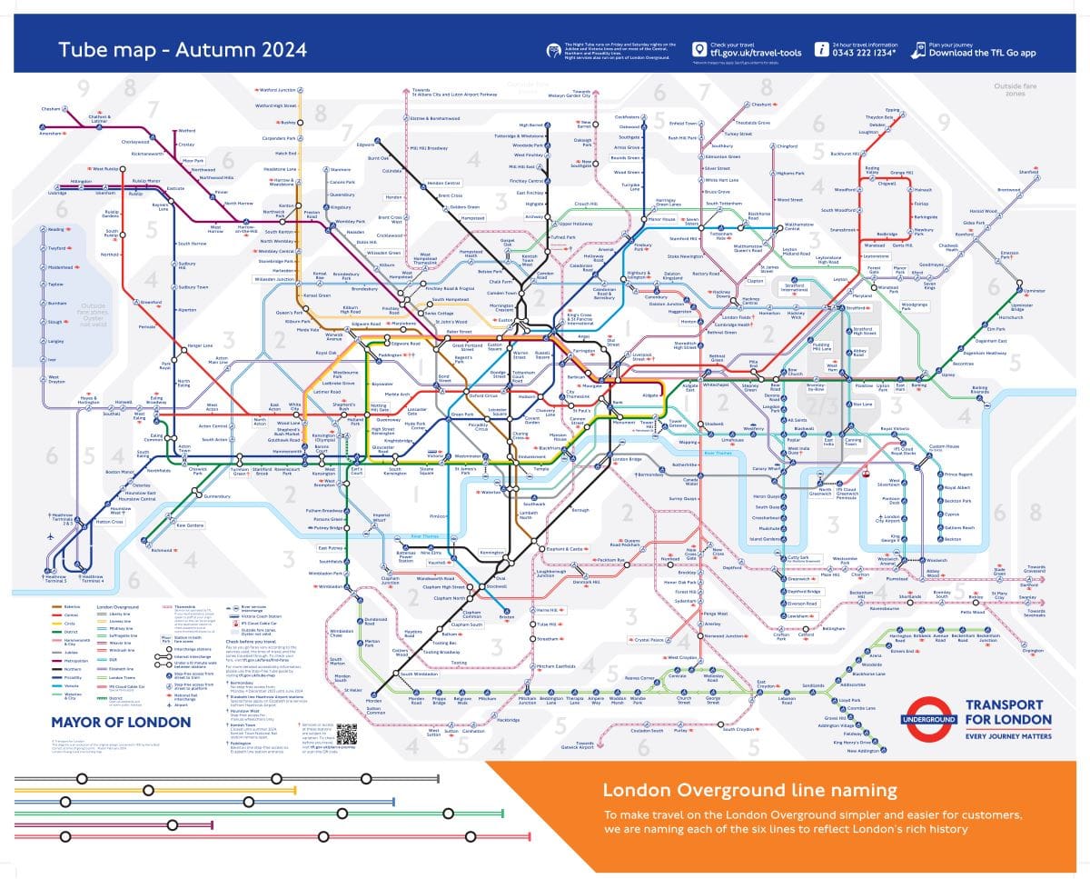 New names for London Overground rail lines revealed | The Railway Hub