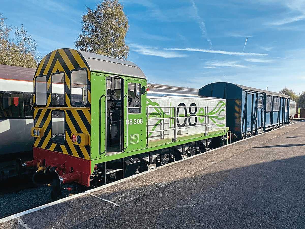 A closer look at a battery-powered Class 08 prototype | The Railway Hub